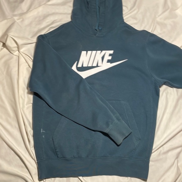 Nike | Jackets & Coats | Blue Nike Hoodie | Poshmark